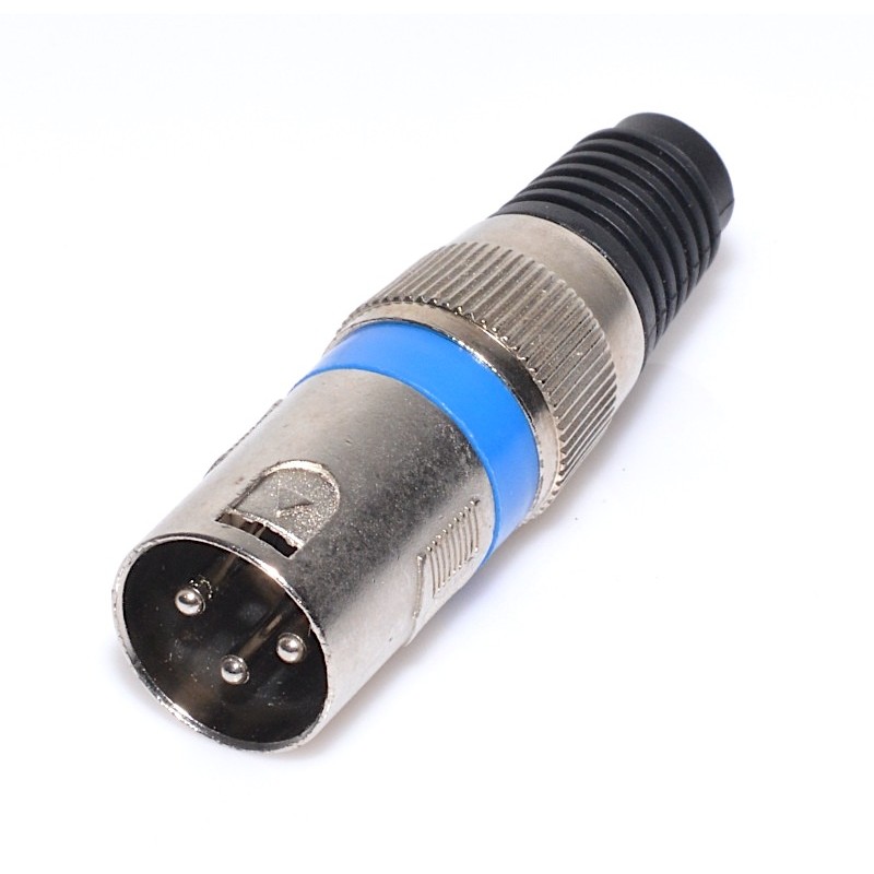 Mufa Canon XLR Tata Albastra pe Fir - Roelectro
