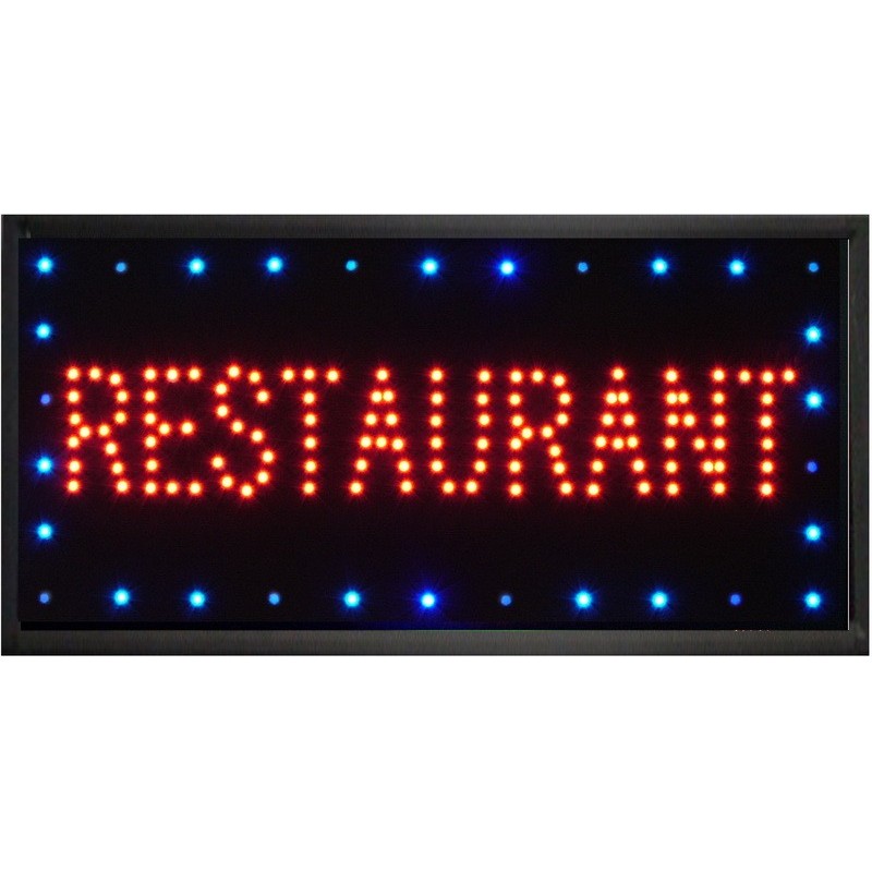 Panou Reclama Afisaj Luminos Led RESTAURANT - Roelectro