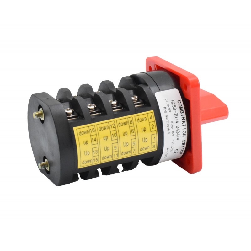 Comutator Rotativ 4 Came 1-0-2 20A D404 - Roelectro