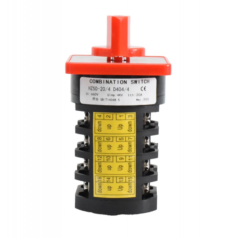 Comutator Rotativ 4 Came 1-0-2 20A D404 - Roelectro