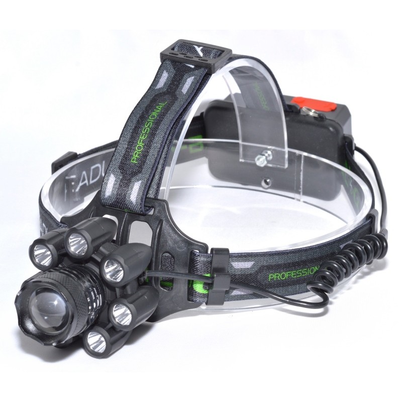 Lanterna Frontala X BALONG cu 8 Leduri 18650 Li-on - Roelectro