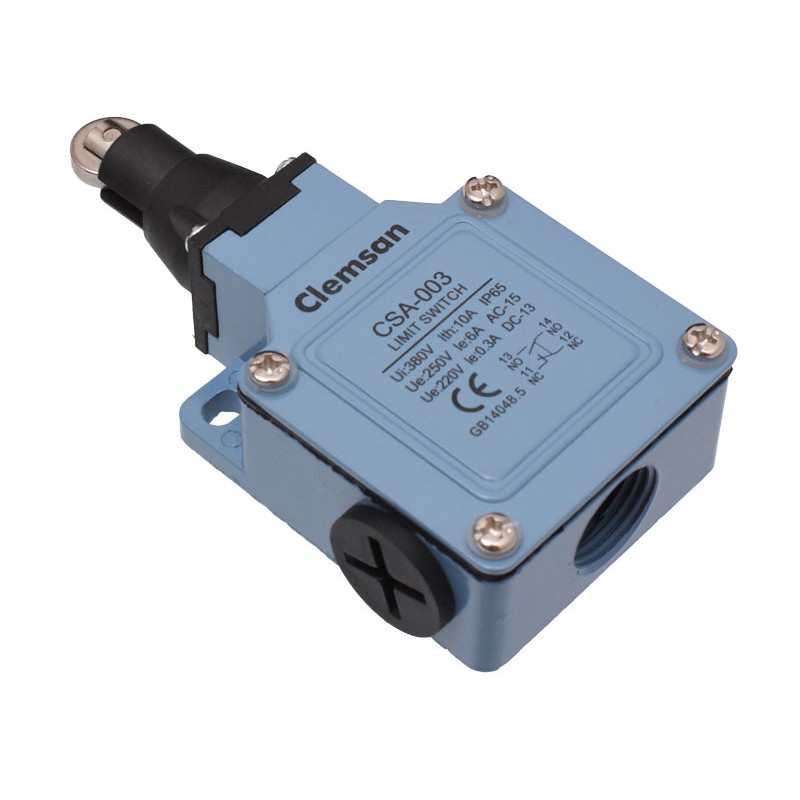 Intrerupator Limitator de Cursa cu Buton CSA-003 - Roelectro