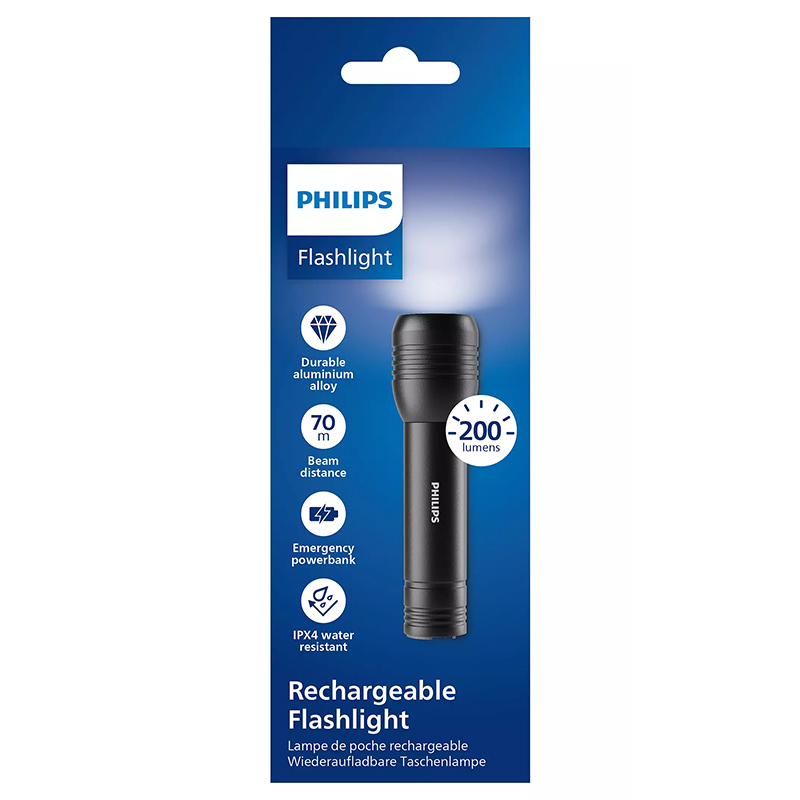Lanterna Led Acumulator IPX4 PHILIPS RO003PL - Roelectro