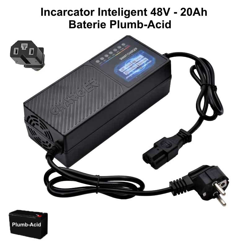 Incarcator Electric 48V 20Ah Smart Plumb-Acid RO488AL - Roelectro